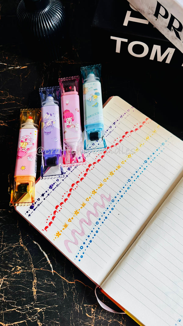 Highlighter With Roller Stamp – Crafting Bundles