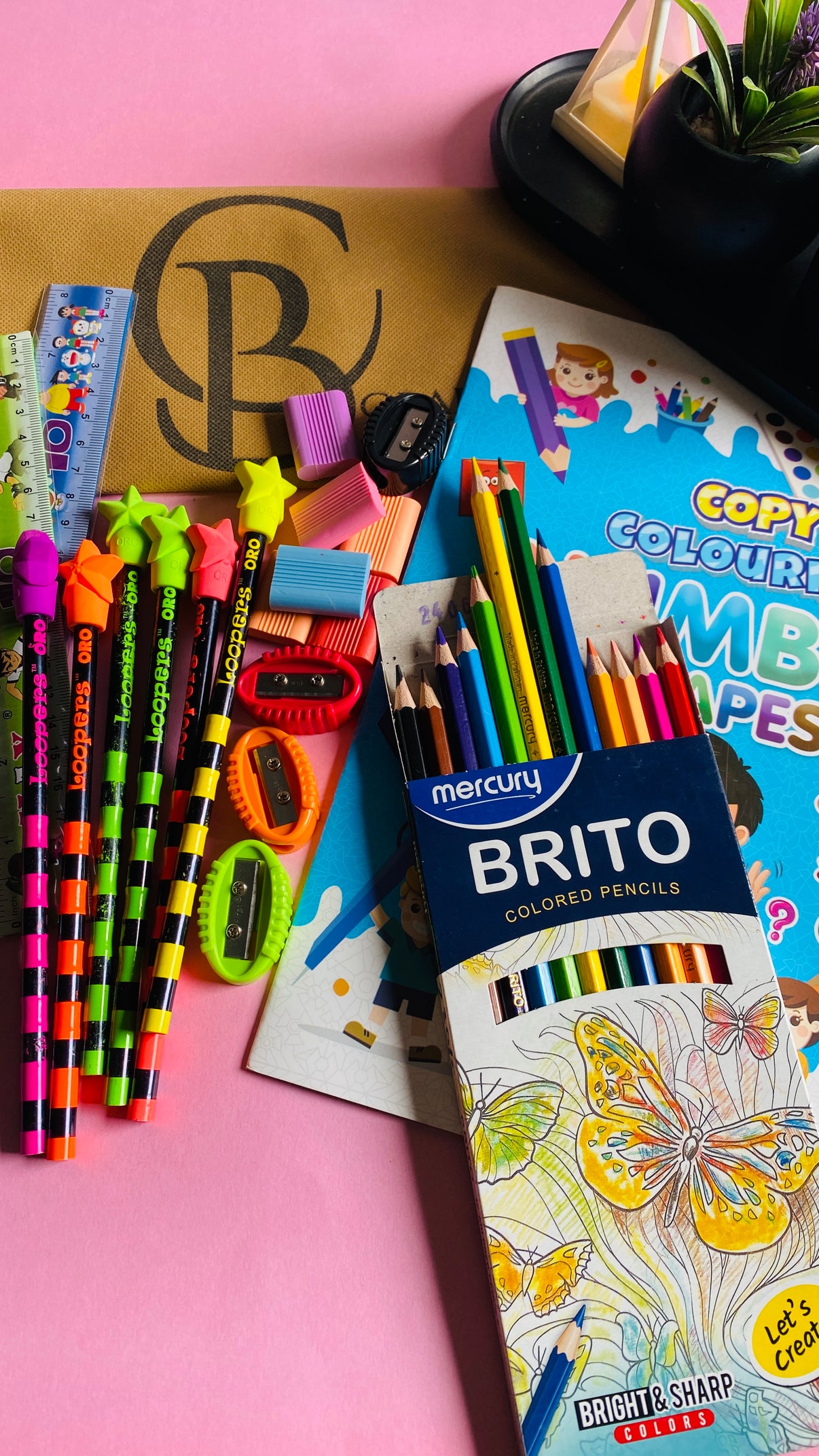 Brito 12 Color Pencils & More – Ultimate Kids’ Bundle – Crafting Bundles