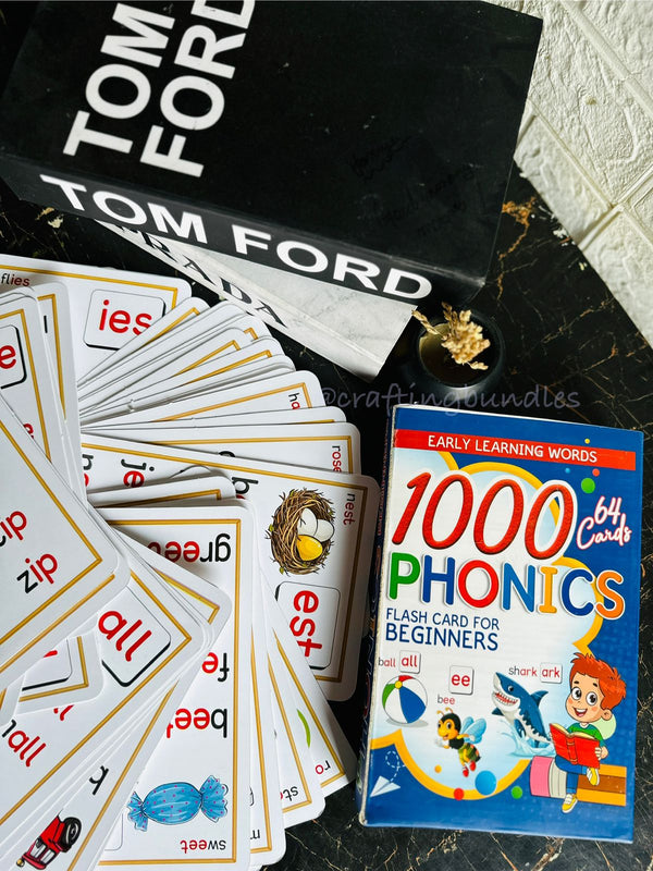 Flash Cards for Beginners - 1000 Phonics Words